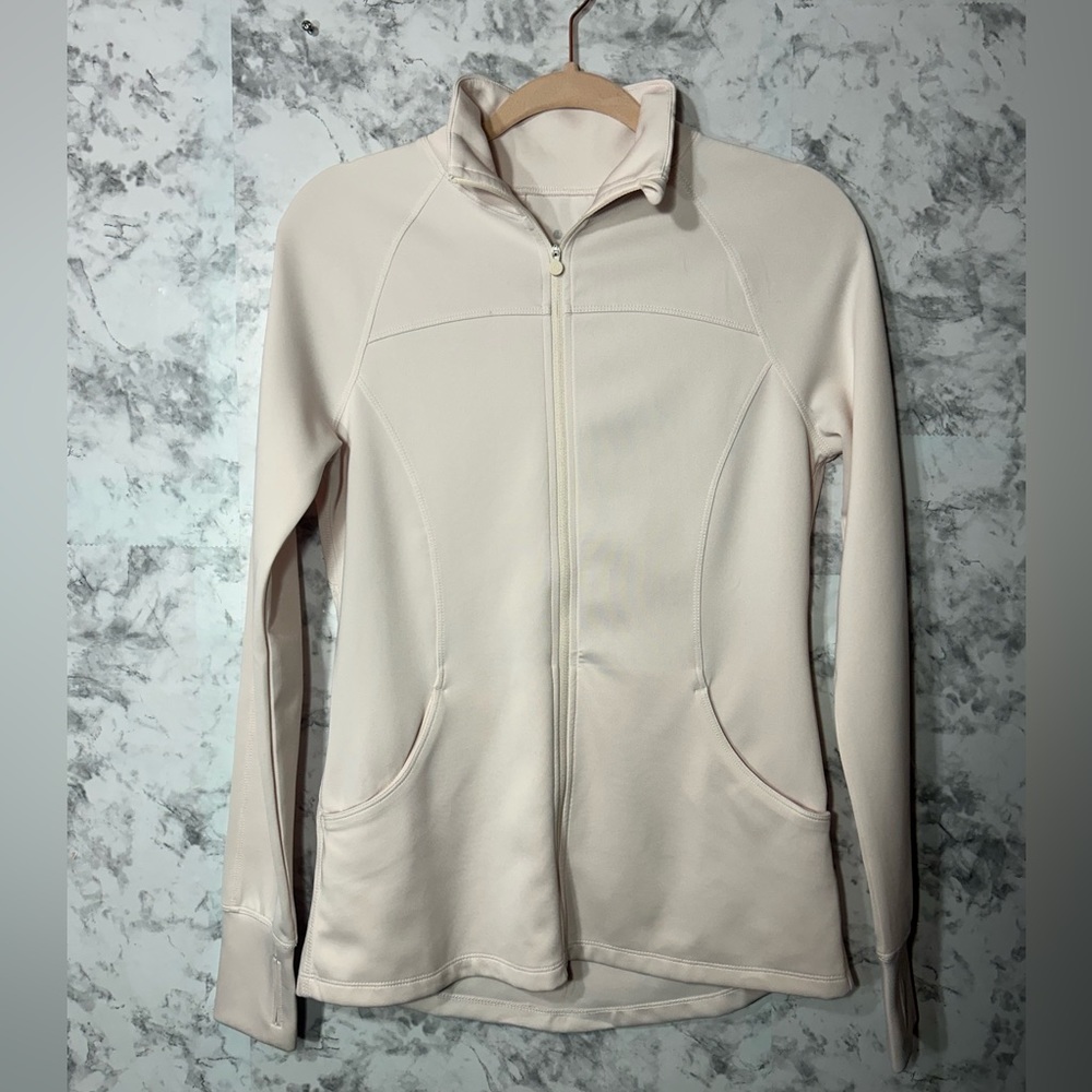 Apana Yoga Lightweight Full Zip Jacket Woman Pale Pin… - Gem